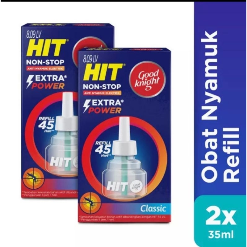 Jual Hit Good Knight Xpress Refill 45 hr x2 (1 paket isi 2)/Hit non ...