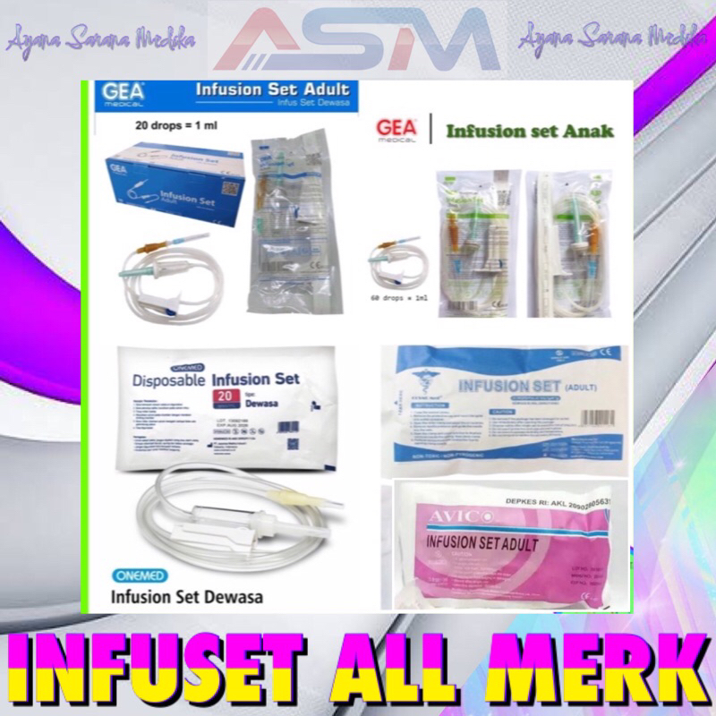 Jual INFUSET SEMUA MERK SATUAN | Shopee Indonesia