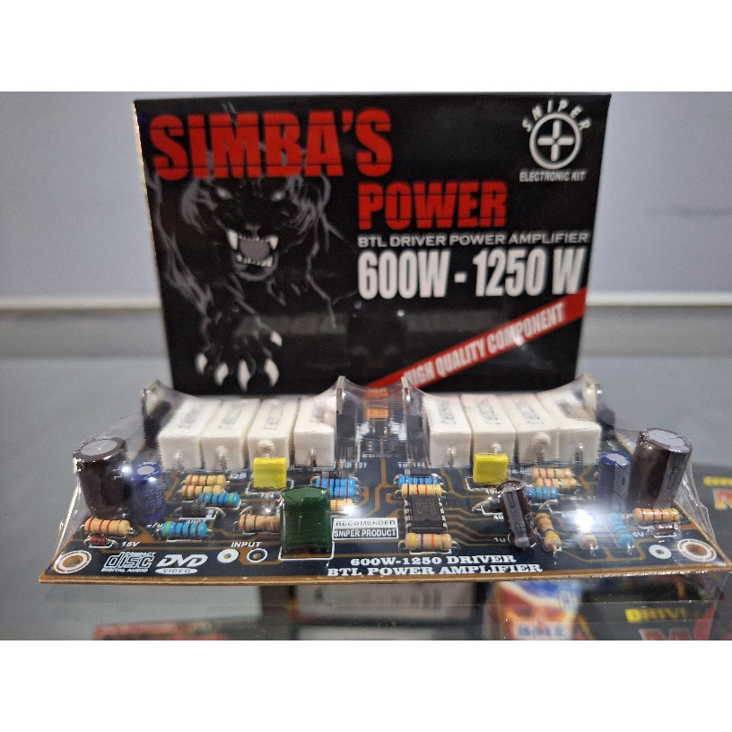 Jual POWER BTL KIT SUPER DRIVER 600-1250W SIMBA'S | Shopee Indonesia