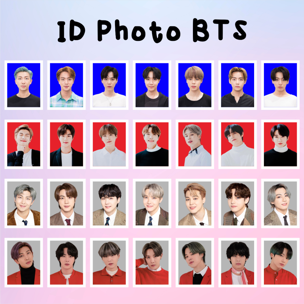 Jual ID PHOTO/PAS FOTO 3x4 BTS | Shopee Indonesia