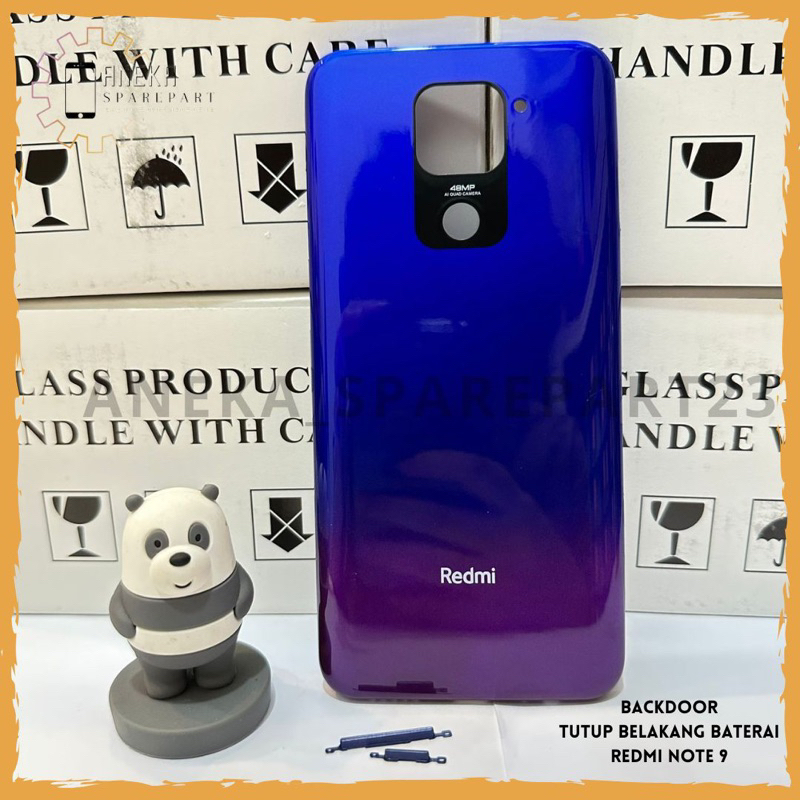 Jual Backcover Backdoor redmi note 9 Cover Belakang Tutup Casing ...
