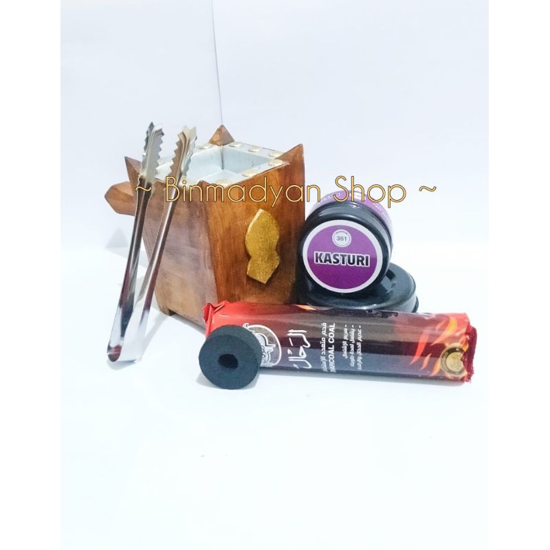 Jual BEST SELLER paket buhur komplit varian 361 Prapen kayu areng magic ...