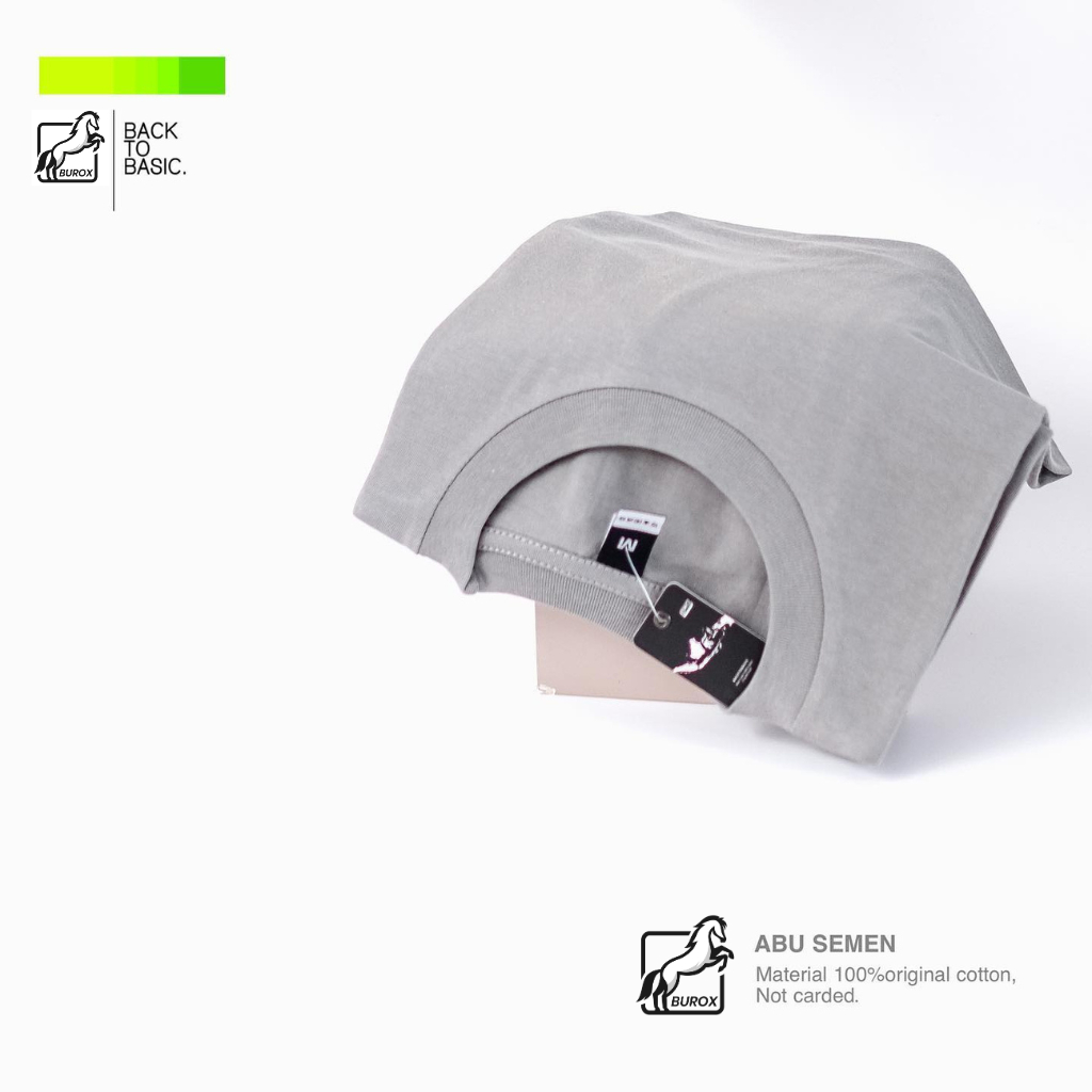 Jual Gray Concr Burox Plain Shirt (Original) | Shopee Indonesia