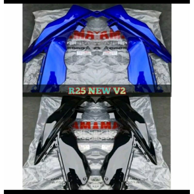 Jual PANEL COVER FAIRING SAYAP LUAR KANAN KIRI YAMAHA R 25 R25 NEW V2 ...