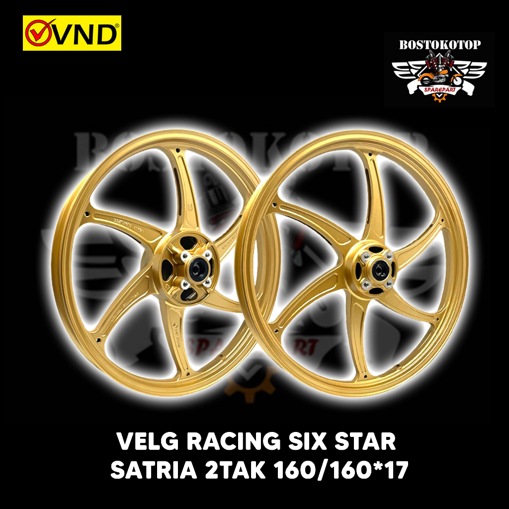 Jual VND Racing Velg Pelg Peleg Drag Tipe Six Star 6 Palang Satria Sat ...