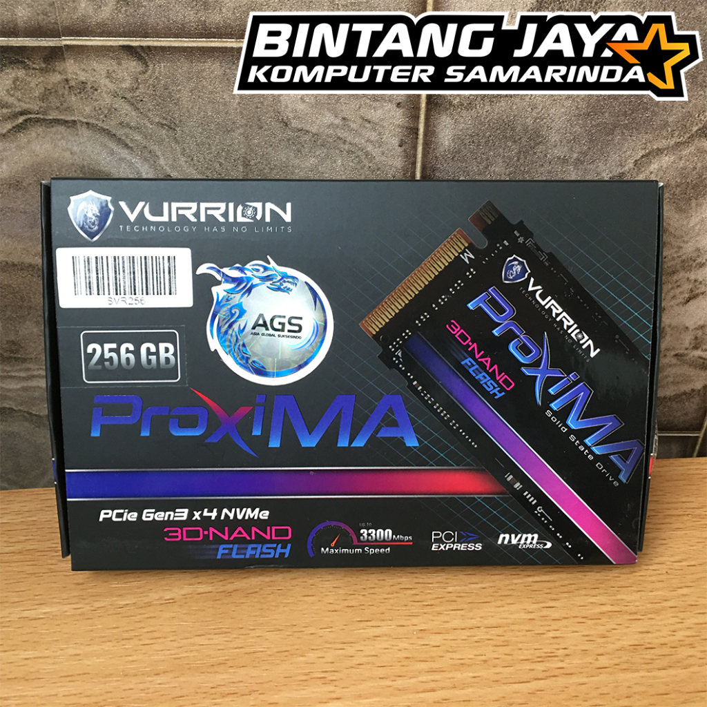 Jual Vurrion Proxima SSD M.2 NVME 1.4 PCIe Gen3 128GB / 256GB / 512GB ...