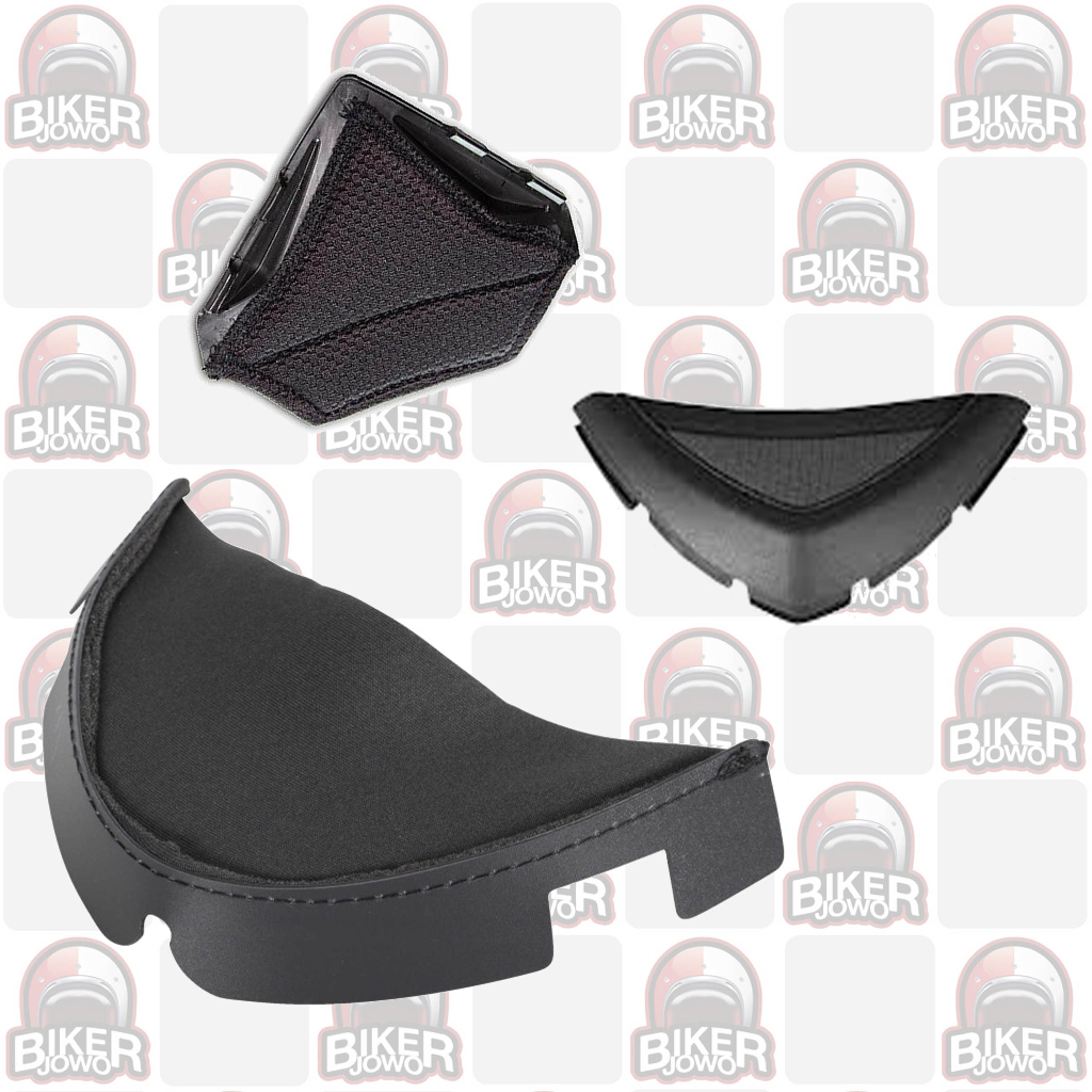 Jual Chin Curtain Helm Airoh Valor Spark Commander Busa Dagu Leher ...