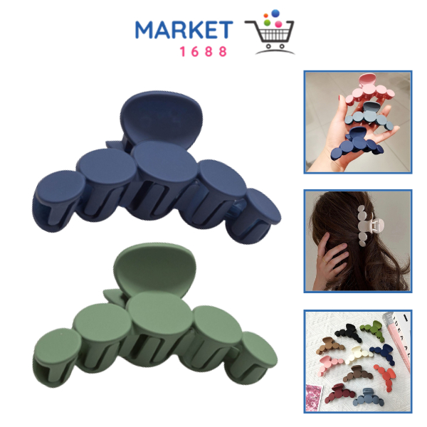 Jual Market1688 Jepit Rambut Motif Bulat Besar Doff Jedai Model 5 ...