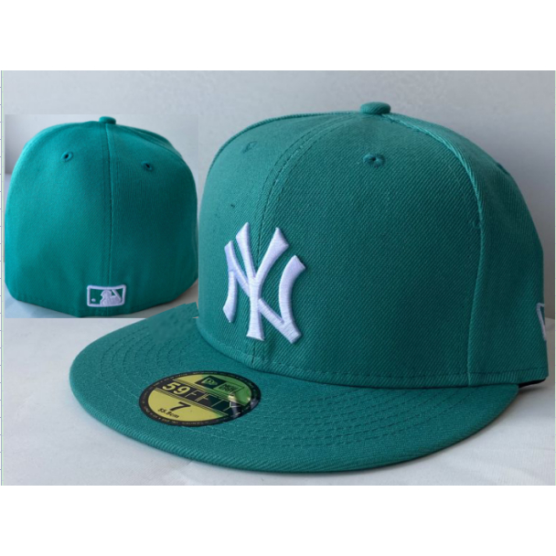 Jual 4.4 PROMO MEGA SALE Topi fitted MLB NY New york Green Tosca Hijau ...
