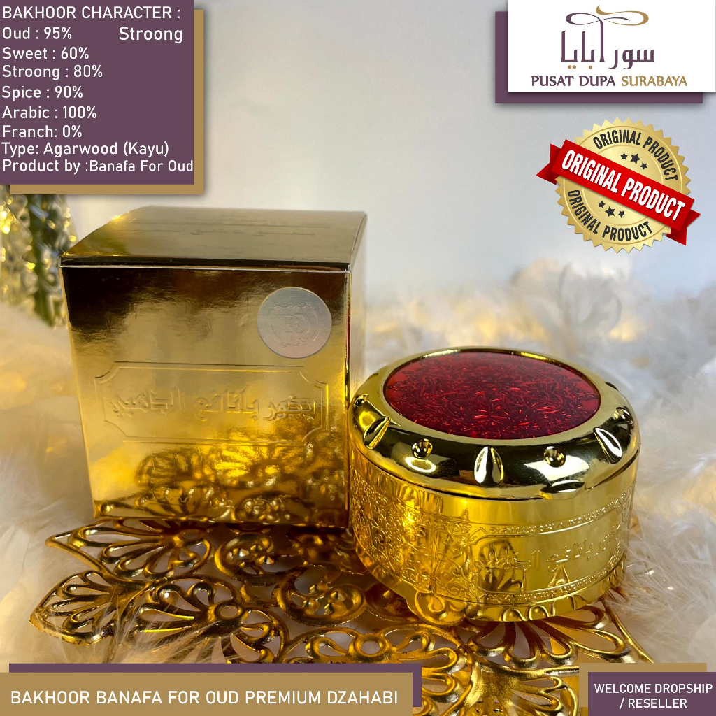 Jual Bakhoor/buhur/bakhor/dupa/menyan/Gahru/ Banafa Oud Premium Luxury ...