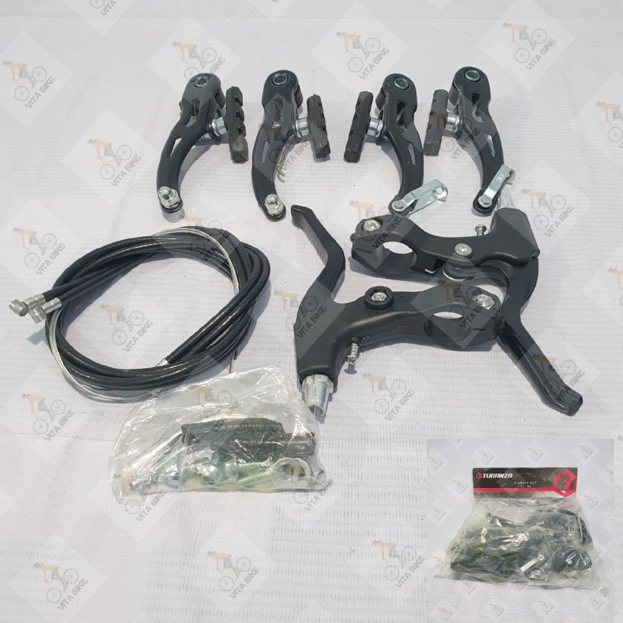 Jual Rem Sepeda V Brake Set Alloy Lengkap Turanza MTB BMX Lipat Folding ...