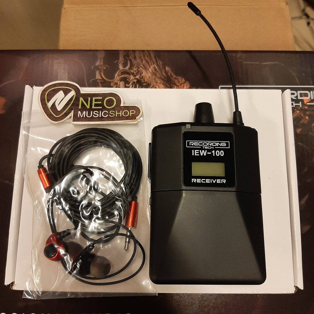 Jual Recording Tech IEW-100 Body Pack Transmitter microphone in ear ...