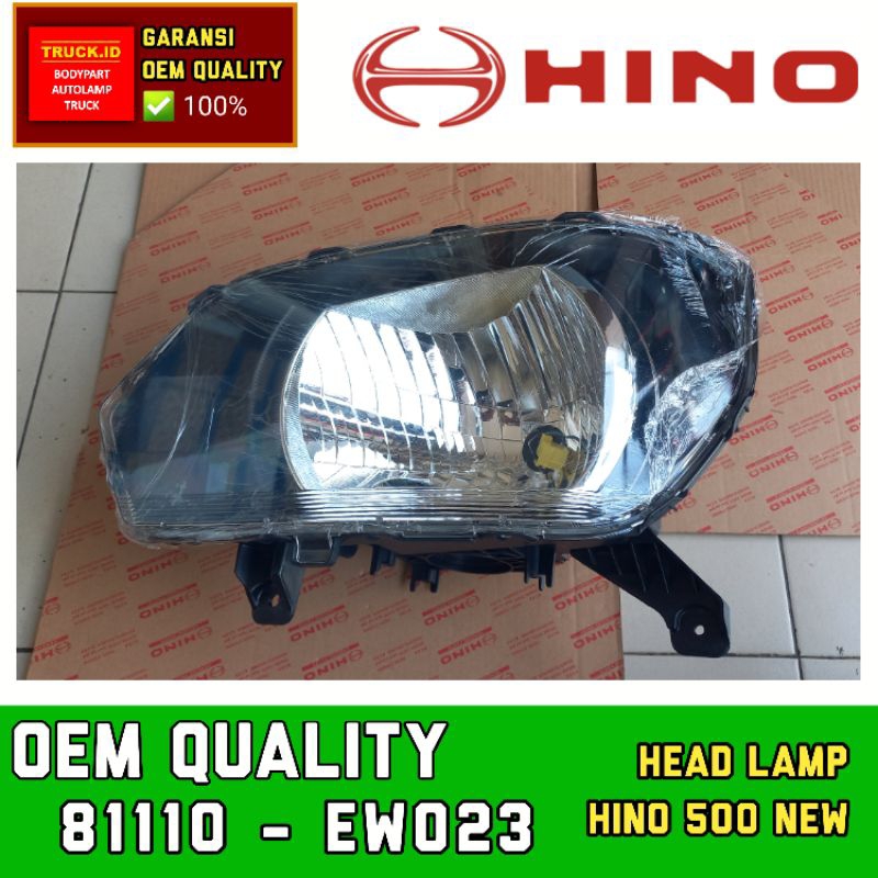 Jual HEADLAMP ASSY LAMPU DEPAN HEAD LAMP HINO 500 NEW RH / LH *original ...