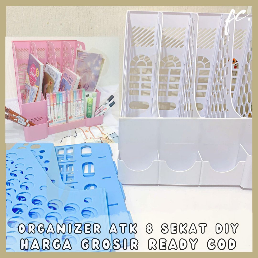 Jual Tempat Kotak Rak Plastik Dokumen / Majalah / Magazine / Box File 8 ...