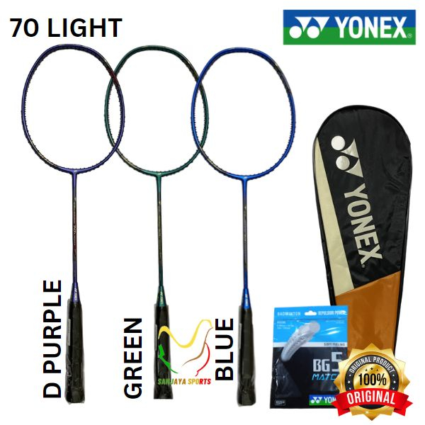 Jual RAKET BADMINTON BULUTANGKIS ORIGINAL YONEX NANORAY 70 LIGHT RUDY HARTONO | Shopee Indonesia