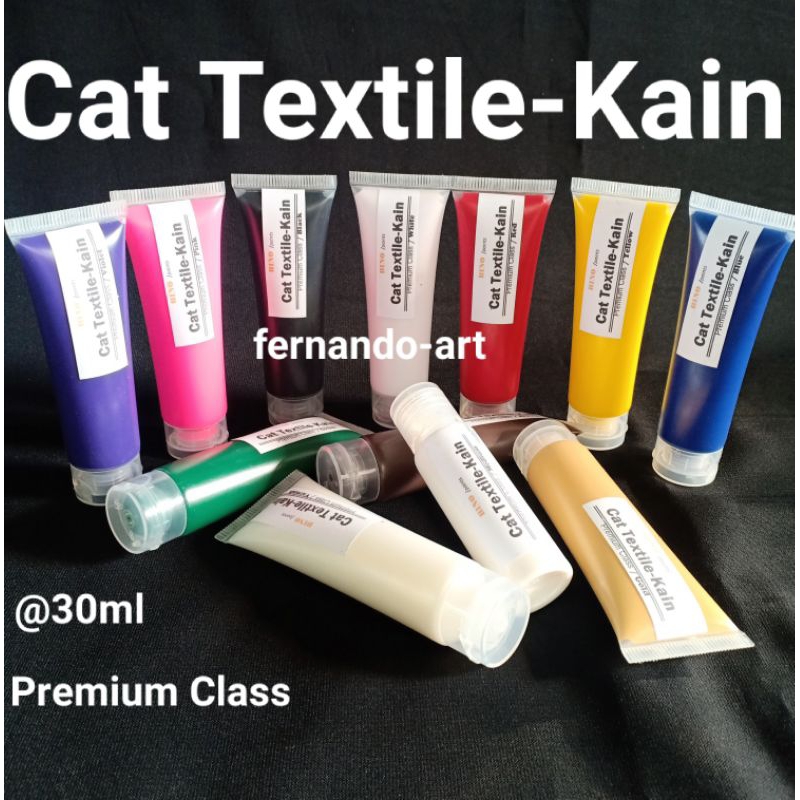 Jual Cat Lukis Textile Kain, Cat Sepatu, Cat Kulit, Cat Kanvas Premium ...
