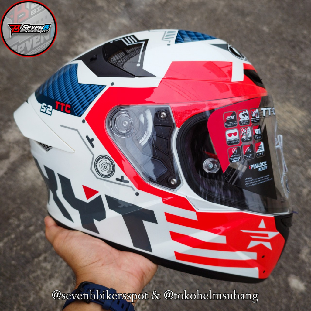 Jual HELM KYT TT COURSE TTC ORIGINAL SNI | Shopee Indonesia