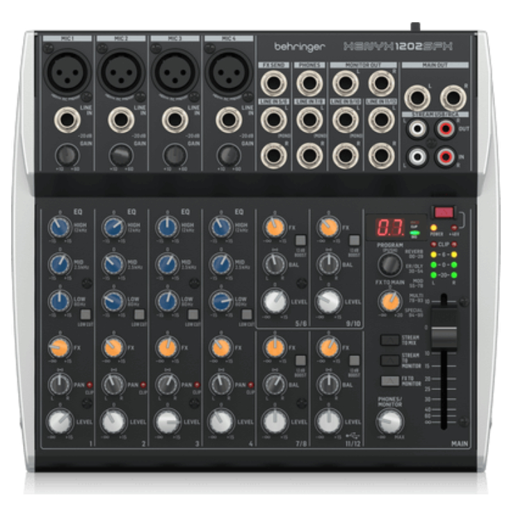 Jual Behringer XENYX 1202 SFX 1202SFX 12 Channel Mixer Audio ORIGINAL ...