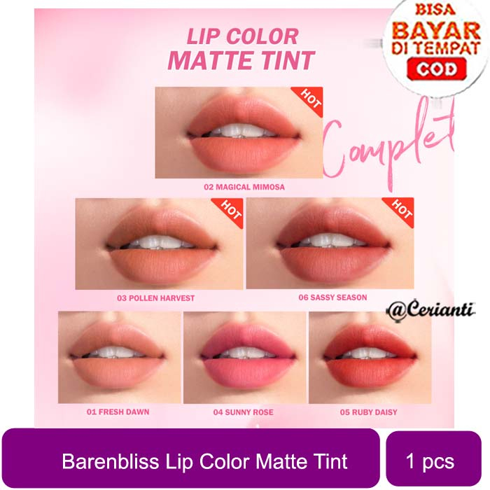 Jual BNB Barenbliss Korean Bloomatte Full Bloom Transferproof Matte Lip ...