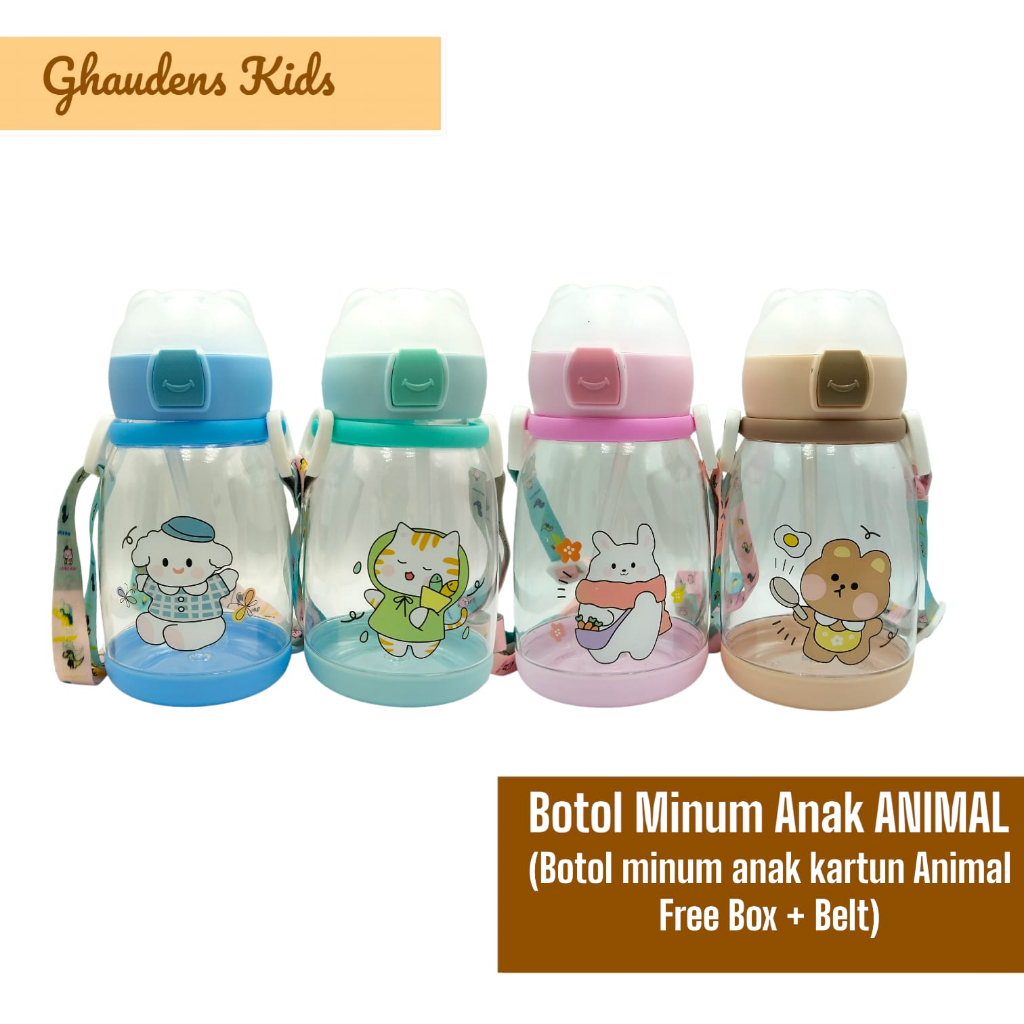Jual Botol Minum Anak Sedotan Karakter Model Beruang 600 ML | Shopee Indonesia