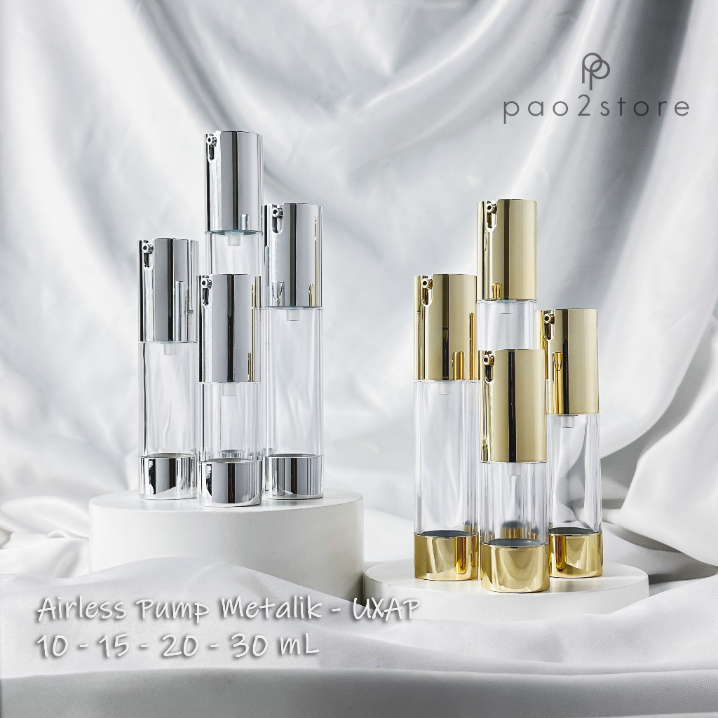 Jual Botol Airless PUMP - Lotion / Serum / Travel Size Skincare ...