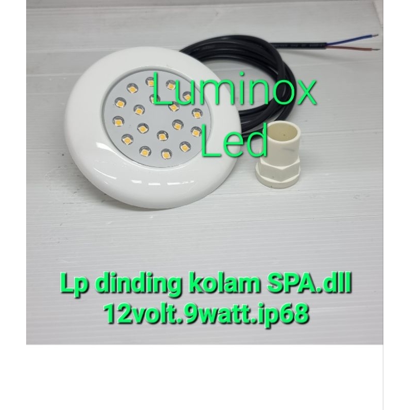 Jual lampu underwater kolam led 9 watt 9w 12v - dinding pool light spa ...