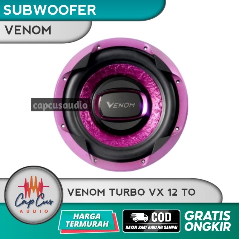 Jual SUBWOOFER 12 INCH VENOM TURBO VX 12 TO / SUBWOOFER VENOM TURBO 12 ...