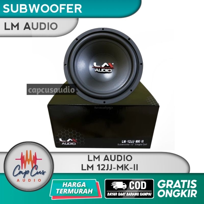 Jual SUBWOOFER SINGLE COIL 12 INCH LM AUDIO LM-12-JJ-MK-II / SUBWOOFER LM AUDIO / SUBWOOFER LM ...