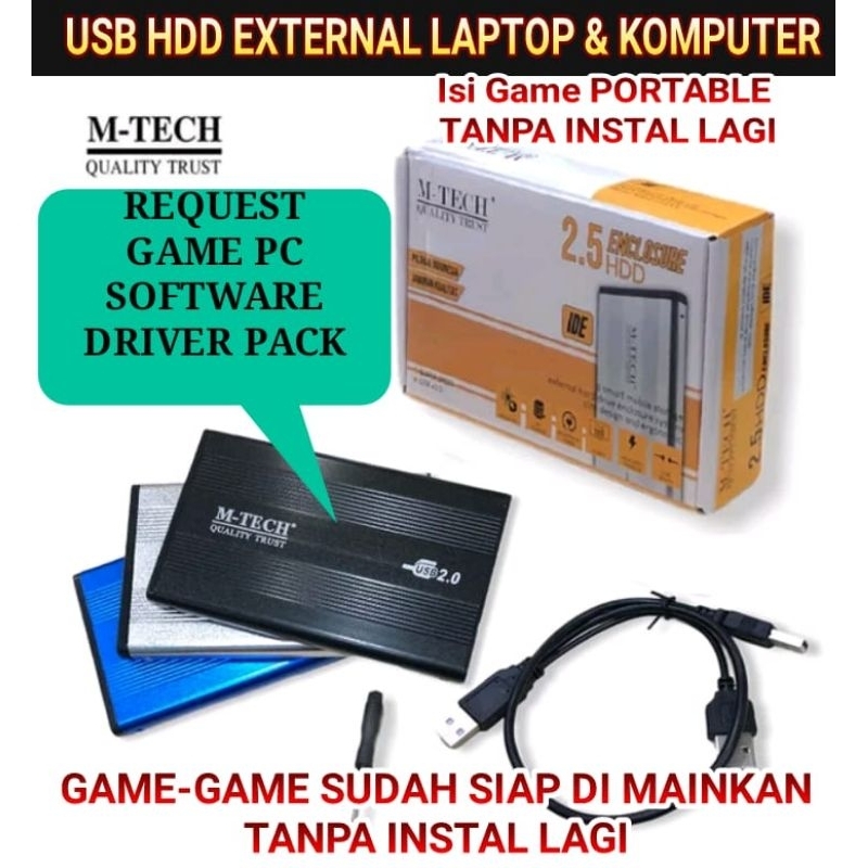 Jual HDD EXTERNAL USB PC LAPTOP ISI GAmMES SIAP PAKAI TANPA INSTAL LAGI ...