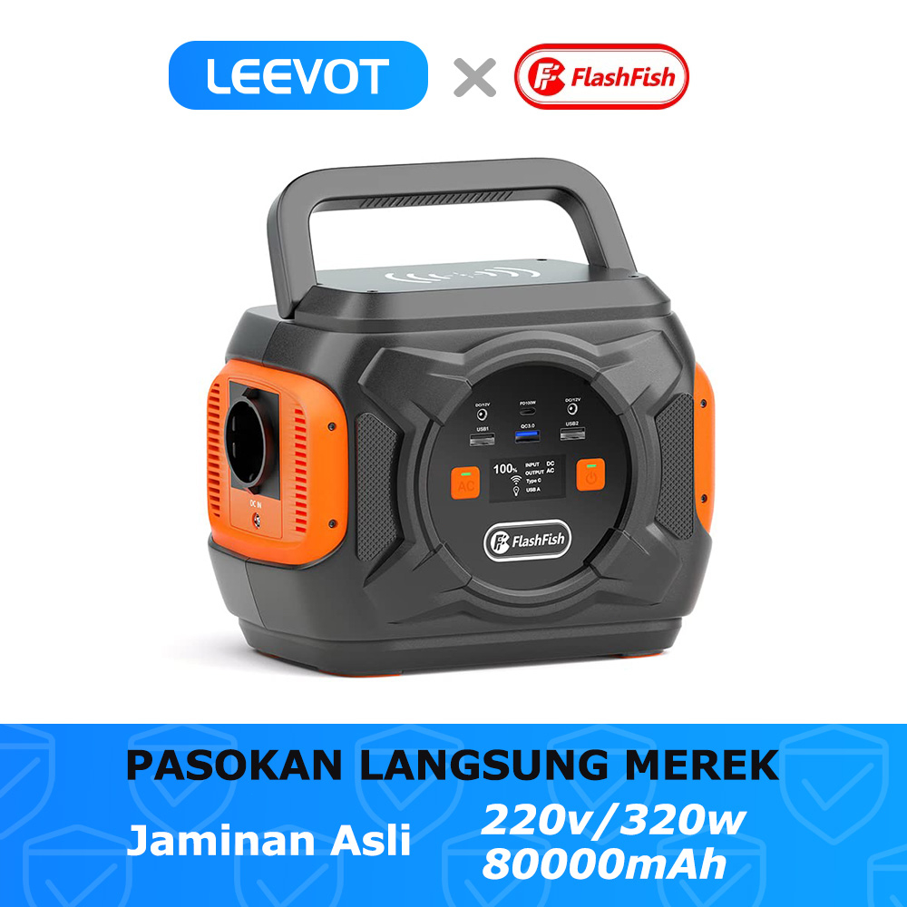 Jual Leevot power station portable flashfish power station 292Wh ...