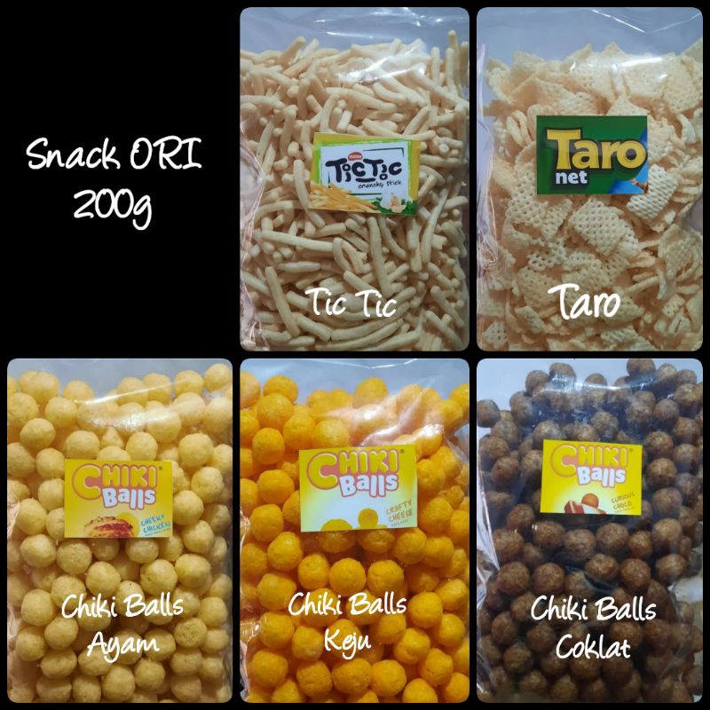 Jual Chiki balls, momogi mini stick, taro, french fries, siip bites ...