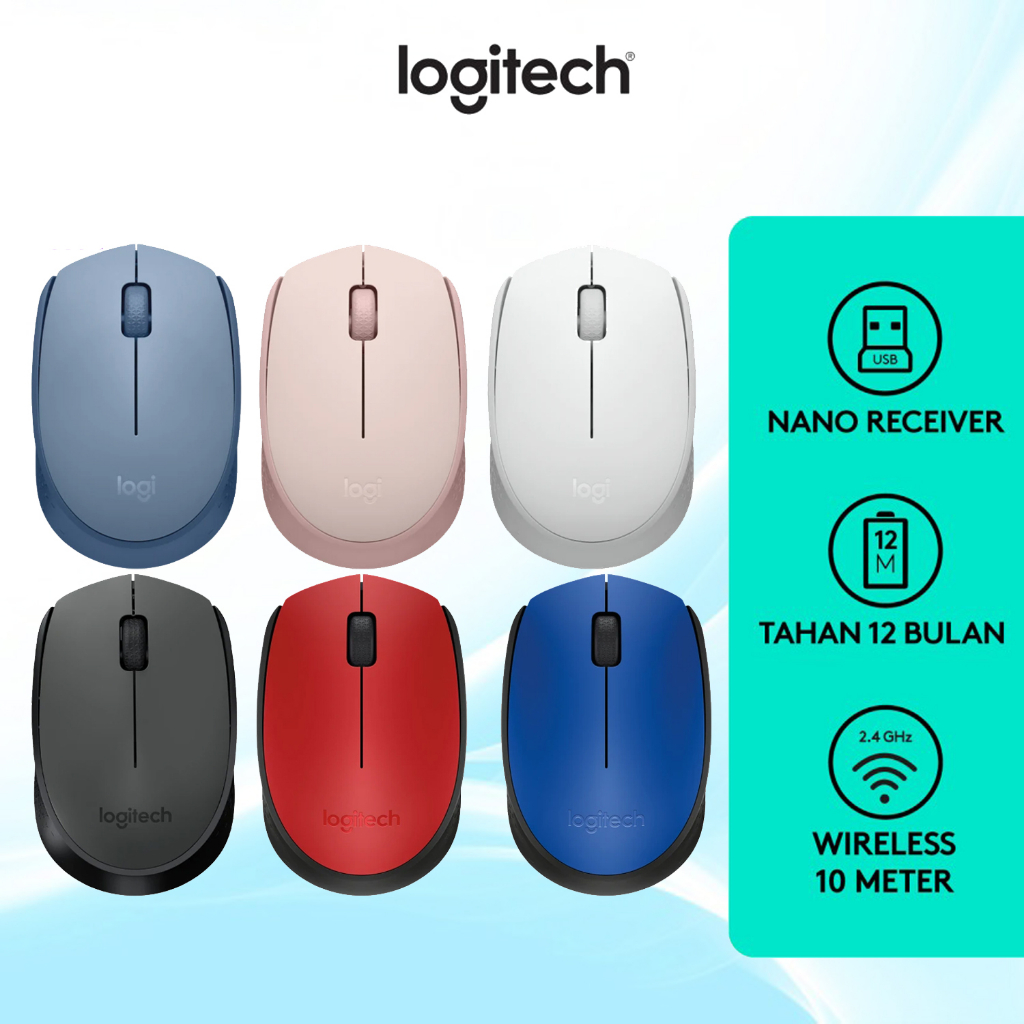 Jual Logitech M171 Mouse Wireless untuk Windows, Mac, ChromeOS ...