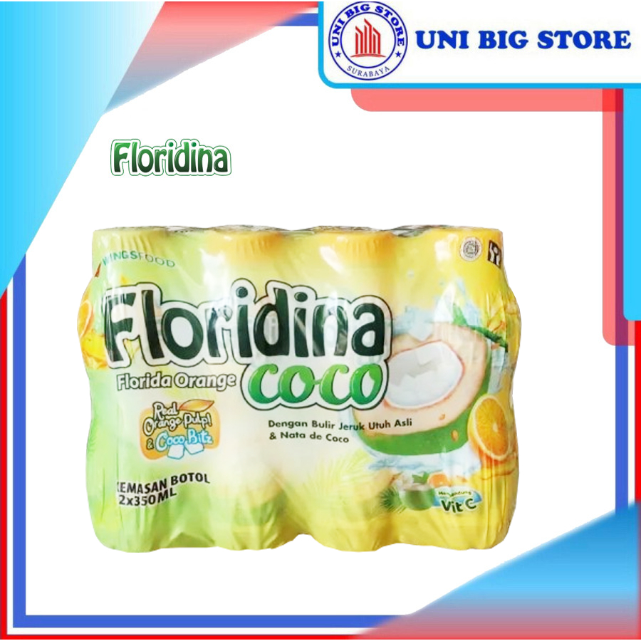 Jual Floridina Orange Pulp Coco Bitz 350 ml x 12 pcs DUS Vit C | Shopee ...