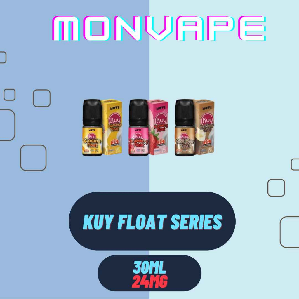 Jual KUY FLOAT SERIES SALT NIC 30ML 24MG NICSAL99+ BY MOVI E-LIQUID ...