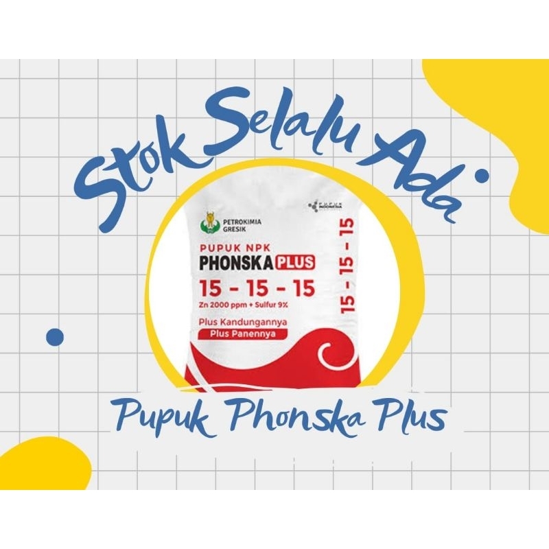 Jual Pupuk NPK Phonska Plus 15 15 15 kemasan 1kg | Shopee Indonesia