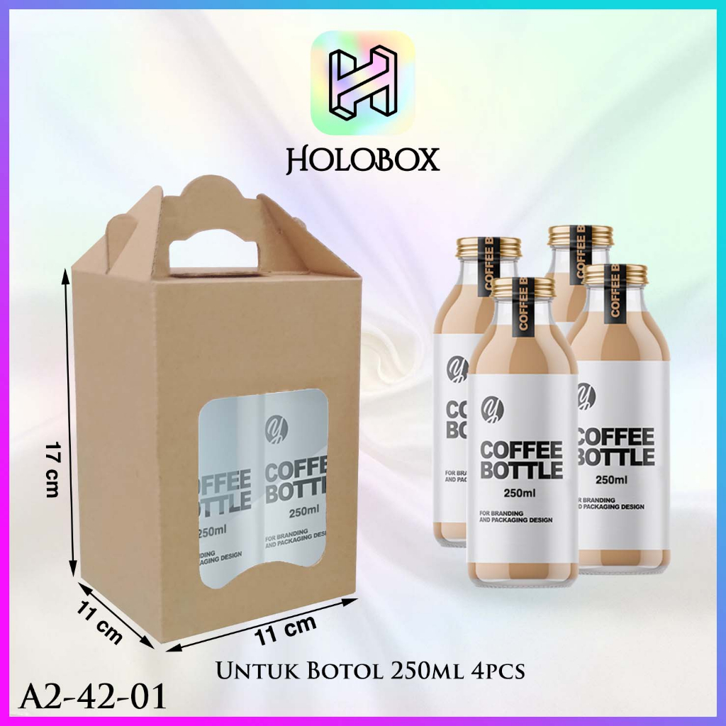 Jual gable box/kotak kue/box packaging/dus tentengan/Uk 21.5x13x23.5/A2 ...