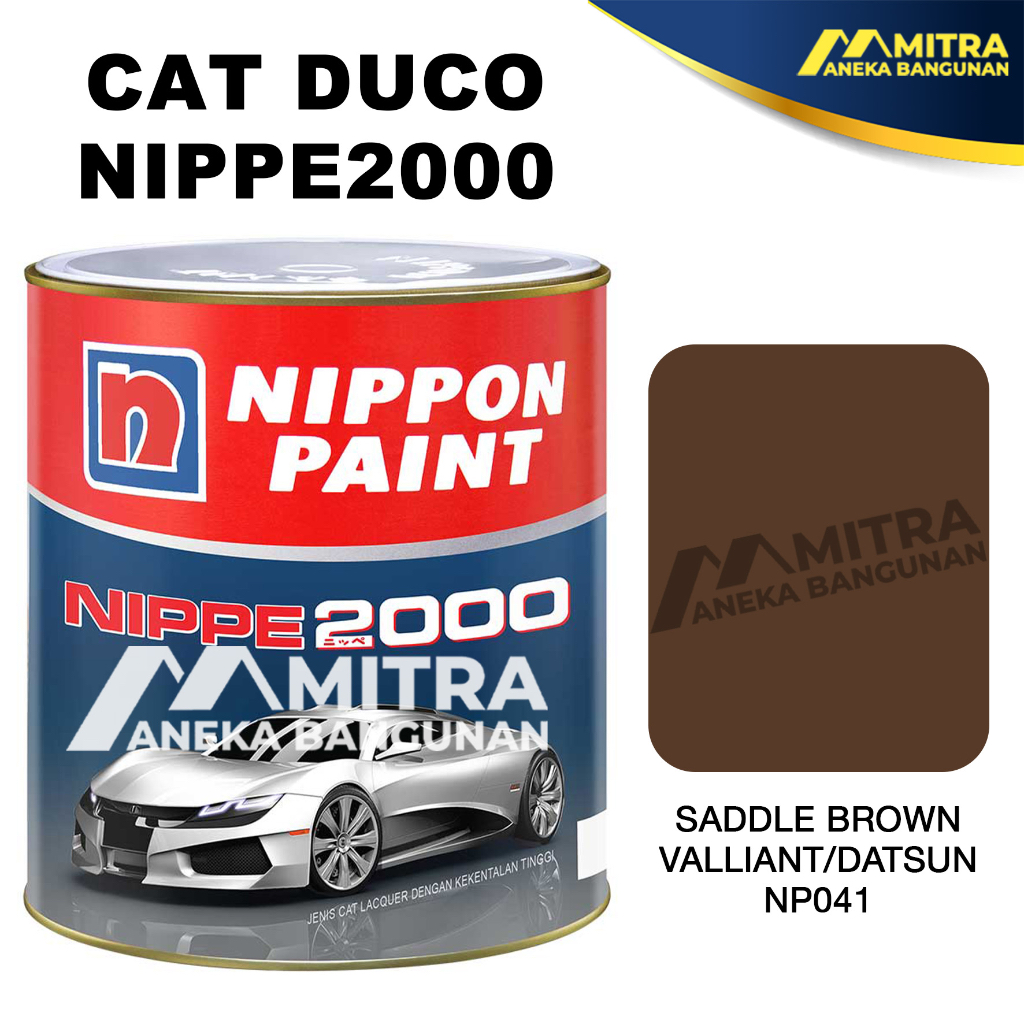 Jual [TINTING] CAT DUCO NIPPE 2000 1 LITER NP041 SADDLE BROWN VALLIANT ...