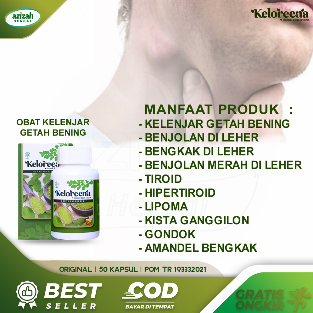 Jual Obat Kelenjar Getah Bening Bengkak Benjolan Di Leher Nodeul Tiroid ...