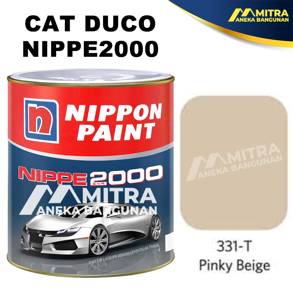 Jual CAT DUCO NIPPE 2000 1 LITER 331-T PINKY BEIGE / CAT MOBIL CAT KAYU CAT BESI NIPPON PAINT ...