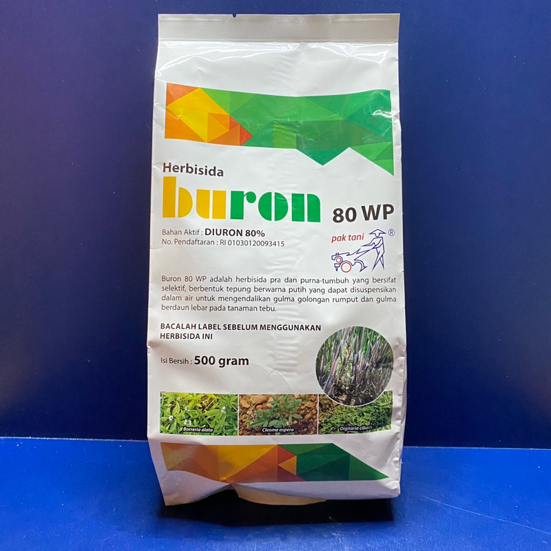 Jual Herbisida Buron 80 WP 500 Gr Diuron Basmi Gulma Daun Lebar, Sempit ...