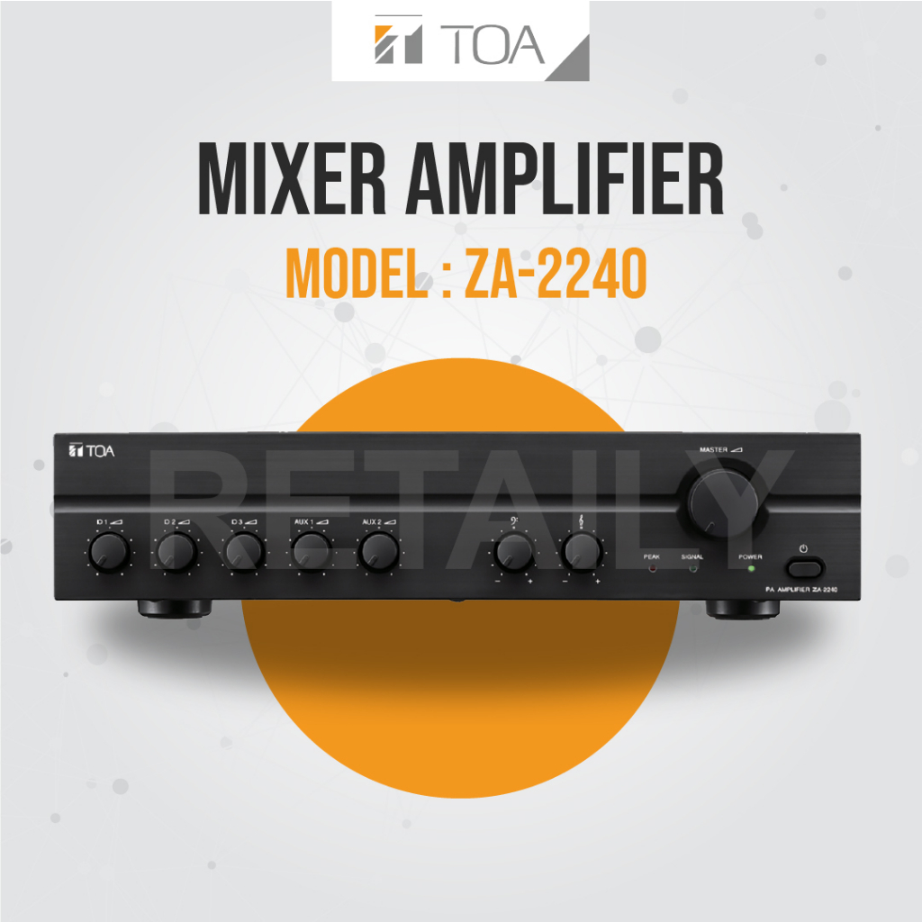 Jual TOA Mixer Amplifier Model ZA2240 - Garansi Resmi | Shopee Indonesia