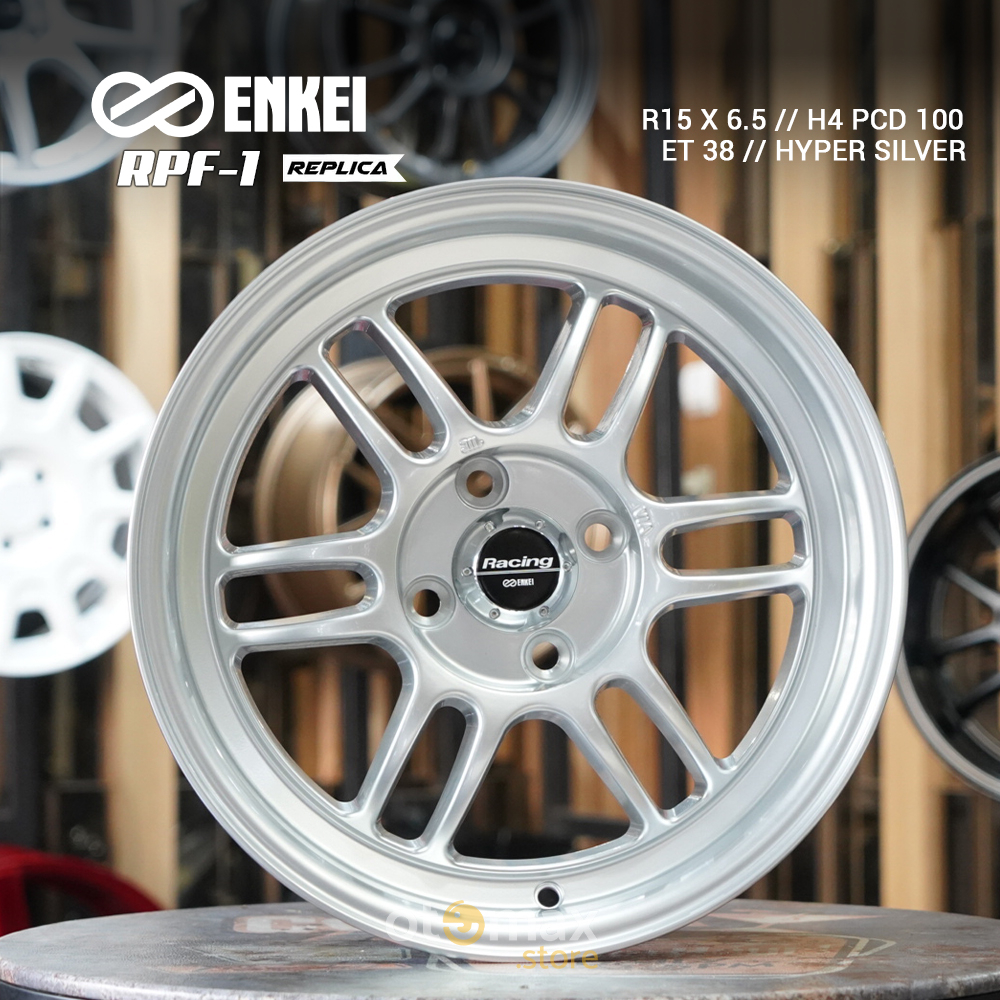 Jual Velg Mobil Enkei RPF-1 Ring 15 Hyper Silver | Shopee Indonesia
