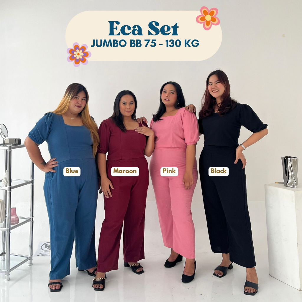 Jual MOKMOK - Eca Set Bigsize JumboSize | Shopee Indonesia
