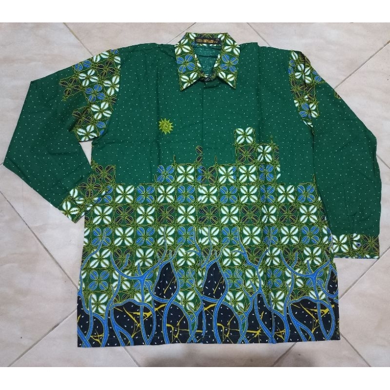 Jual Baju kemeja batik muhammadiyah nasional new katun furing | Shopee ...