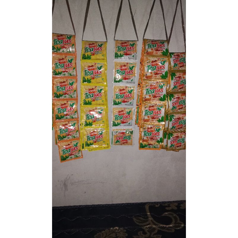 Jual TEAJUS varian rasa gula batu, melati, lemon, appel, madu / sachet ...