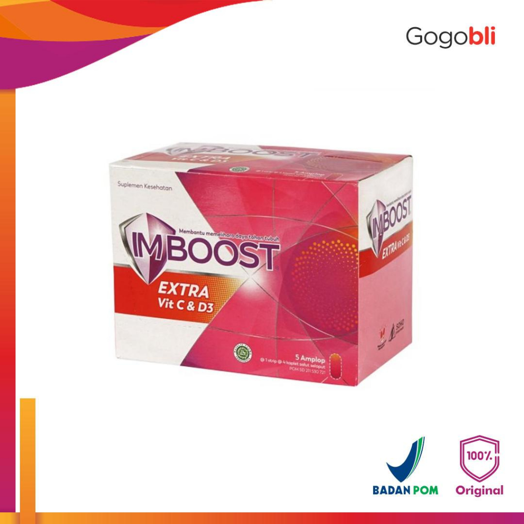 Jual Imboost Extra Vit C dan D3 (5 Strip @ 4 Tablet) | Shopee Indonesia