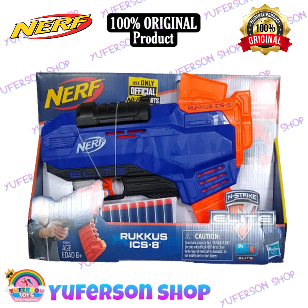 Jual Nerf Elite Rukkus ICS 8 | Shopee Indonesia