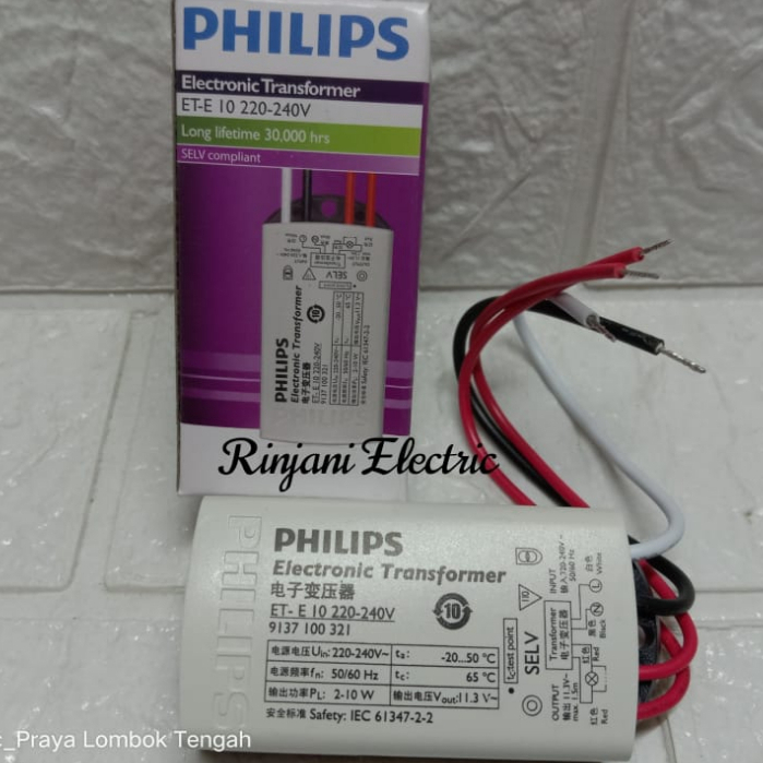 Jual PHILIPS ELECTRONIC TRANSFORMER/ PHILIPS TRAFO/ BALLAS ET-E10 220 ...