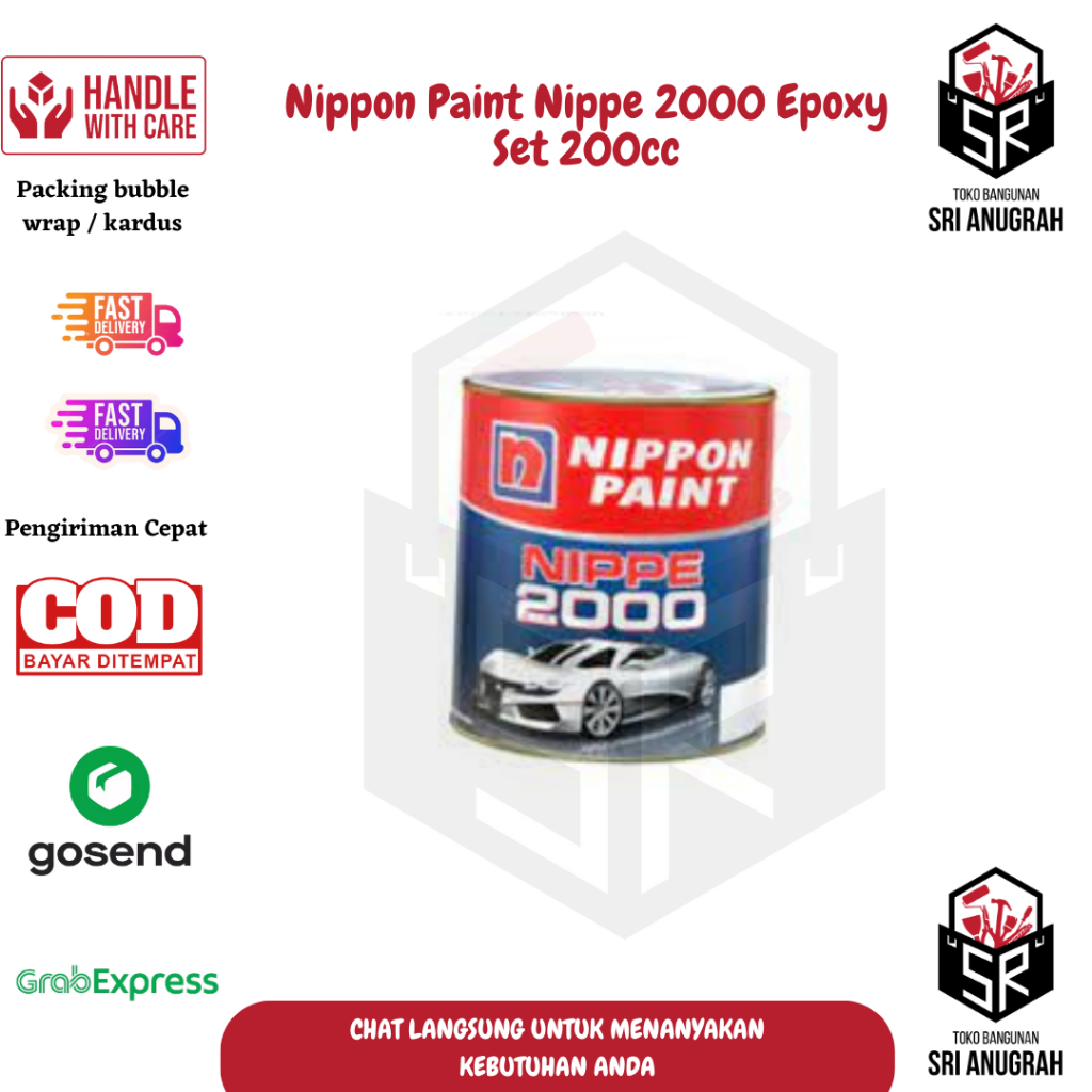 Jual Nippon Paint Nippe 2000 Epoxy Set 200cc | Shopee Indonesia