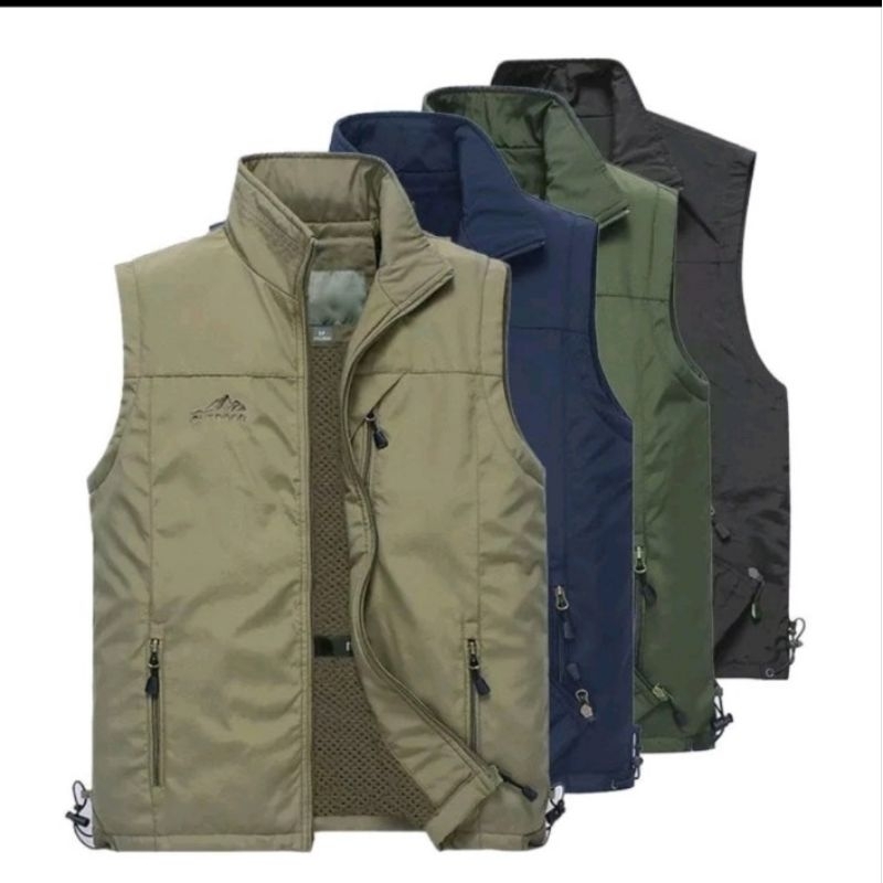 Jual (COD) Rompi outdoor pria dan wanita TERBARU/Rompi Vest anti air ...